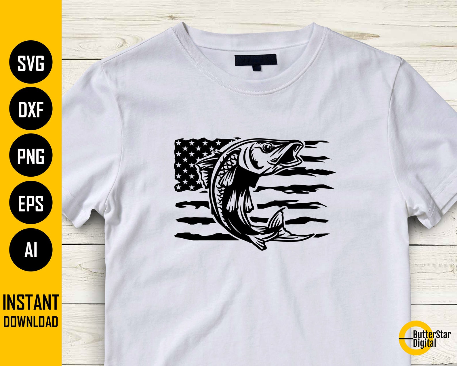 US Snook Svg USA Flag Fish Svg US Fishing Svg Us Angling Svg Cricut ...