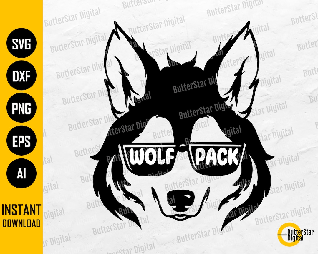 Wolf Pack SVG | Wolfpack SVG | Wild Animal T-shirt Decals Vinyl ...