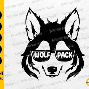 Wolf Pack SVG | Wolfpack SVG | Wild Animal T-shirt Decals Vinyl ...