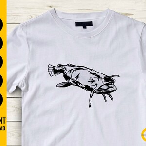 Flathead Catfish SVG | Flatheads SVG | Fish Decal Graphics Drawing ...