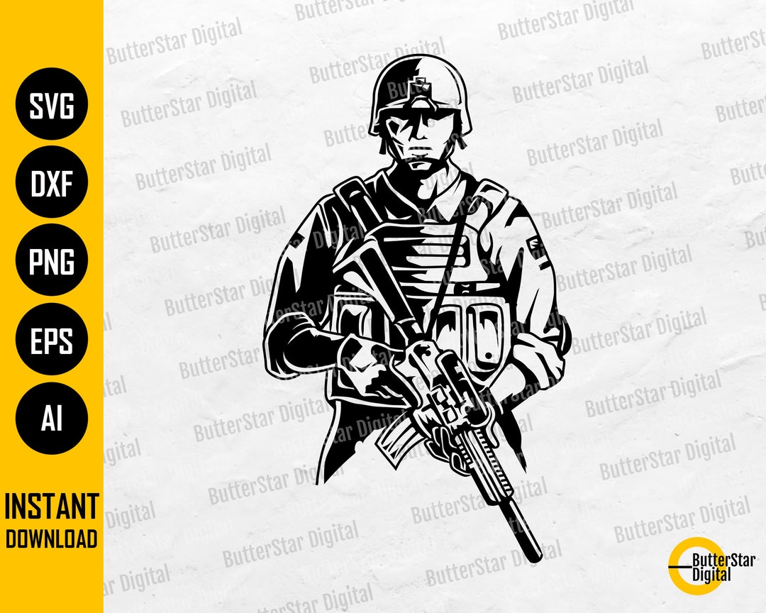 Soldier SVG Marine SVG Military SVG Army Svg War Svg Cricut Cutting ...