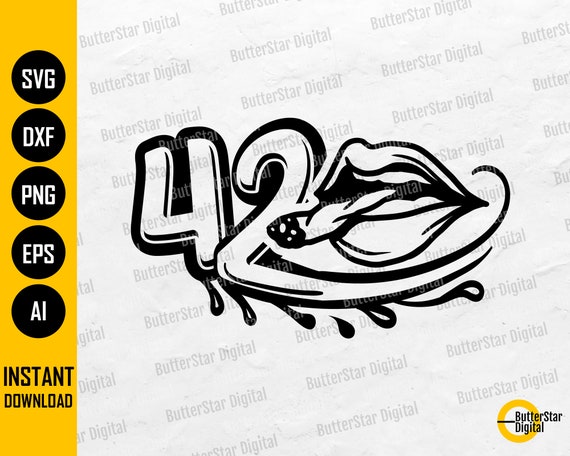 420 Drip SVG Smoking Marijuana SVG Smoke Weed Joint | Etsy