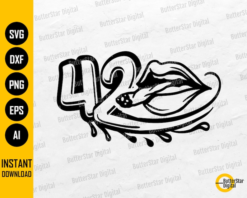 420 Drip SVG Smoking Marijuana SVG Smoke Weed Joint | Etsy