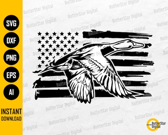 US Duck SVG USA Duck Hunting Svg Duck Hunter T-shirt - Etsy