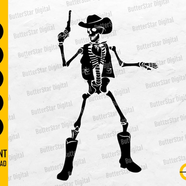 Skeleton Gunslinger - Etsy