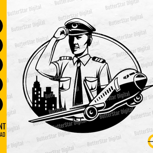 Pilot Svg - Etsy