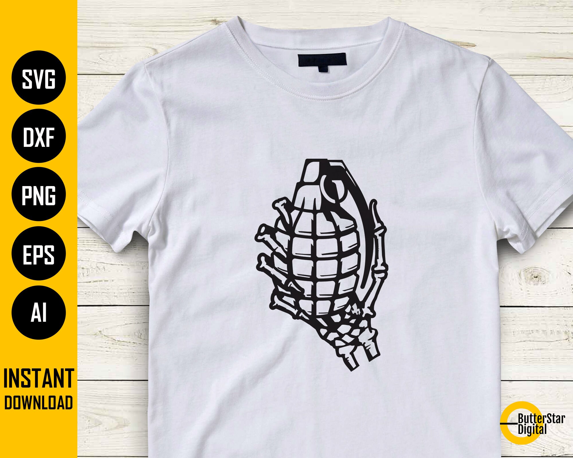 Skeleton Hand Grenade