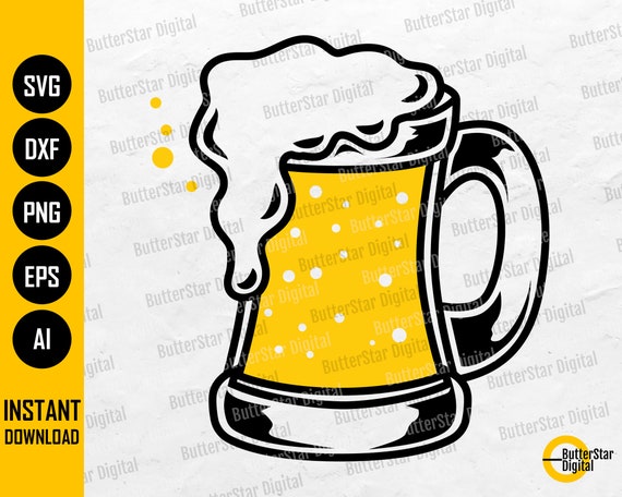 Beer Mug SVG Beer Glass SVG Beer Stein SVG Alcohol Drink | Etsy