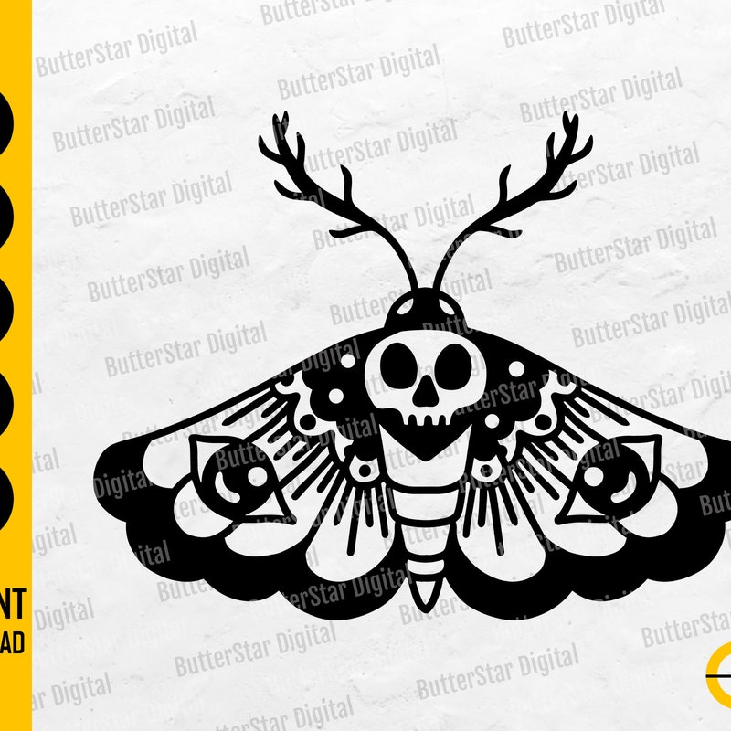 Death Moth Svg - Etsy