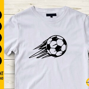 Soccer Ball Flying SVG | Kick Play Goal Game Match Sport Team | Cutting ...
