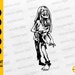 Female Zombie SVG | Monster Girl SVG | Scary Lady SVG | Horror Svg ...