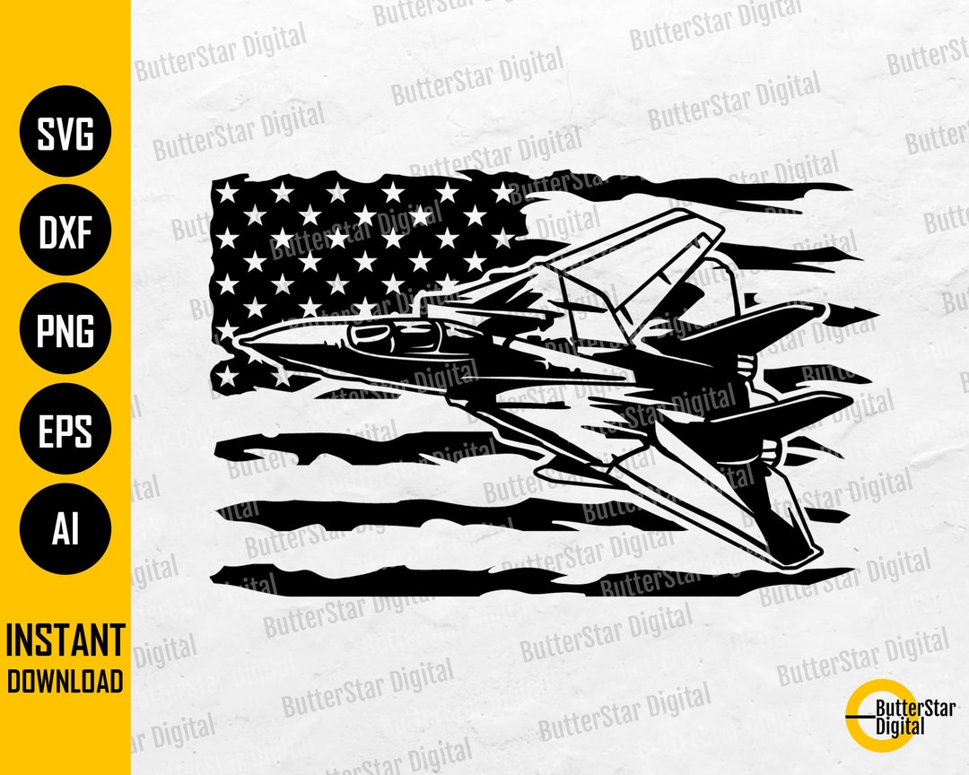 US Vintage Jet Fighter SVG | United States Air Force SVG | Military T ...
