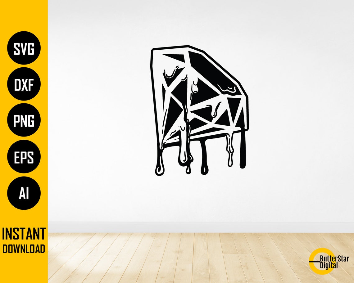 Melting Diamond SVG | Crystal SVG | Gemstones Decal T-shirt Sticker ...