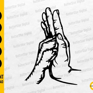 Hand and Dog Paw SVG | Pet Lover T-shirt Decal Sticker Gift Decor ...