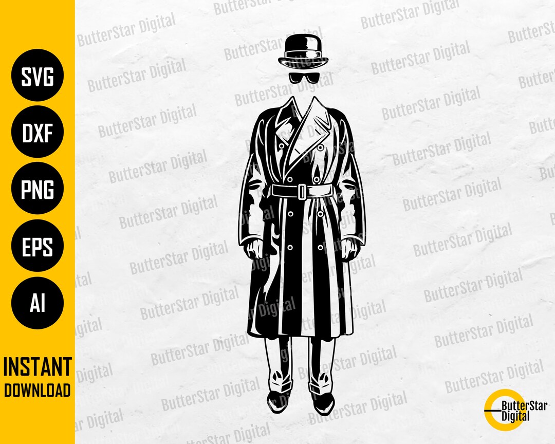 Invisible Man SVG | Science Fiction Movie Character SVG T-shirt Decal ...