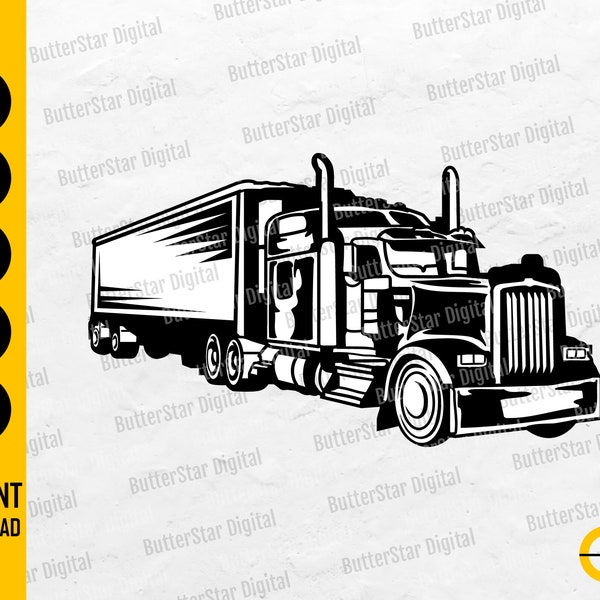 Log Truck Decal Svg - Etsy