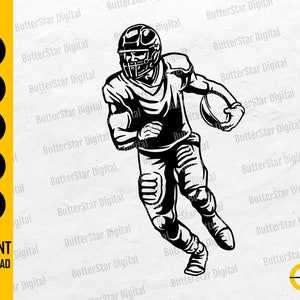 Football Running Back SVG | Football Season SVG | Cricut Cut Files ...