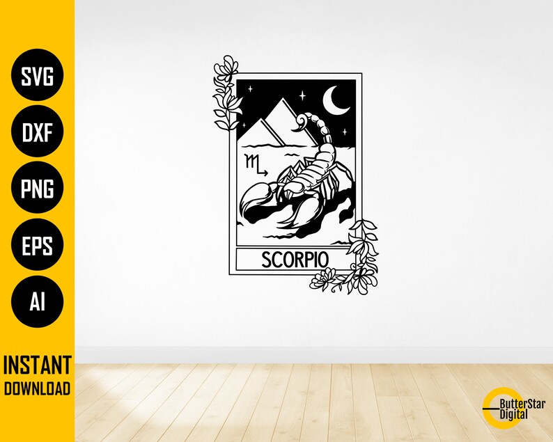Scorpio SVG Zodiac Constellation SVG Astrology SVG - Etsy