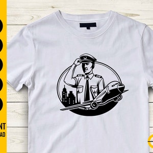Airline Pilot SVG | Aviation T-shirt Decals Sticker Gift Graphics ...