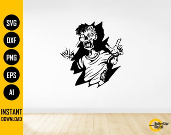 Art & Collectibles Apocalypse SVG Zombie Hand SVG Horror T-Shirt Decal ...