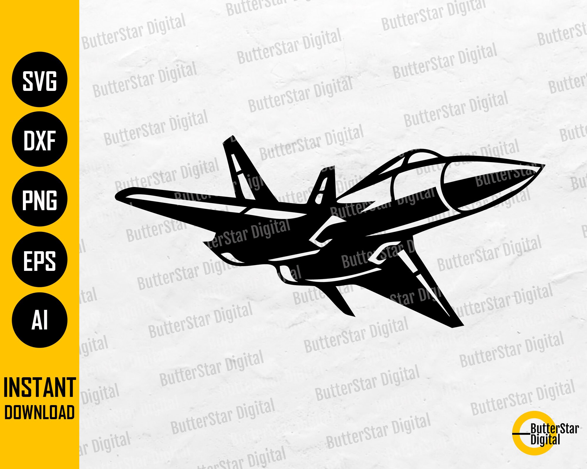 Fighter Jet SVG Air Force SVG Army Military Combat - Etsy Australia