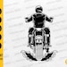 Back View Biker SVG | Motorcycle Riding SVG | Road Trip Ride Hog ...