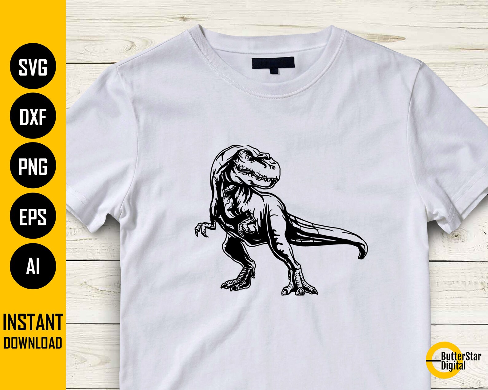 T-rex Dinosaur SVG Tyrannosaurus Rex SVG Dino SVG - Etsy