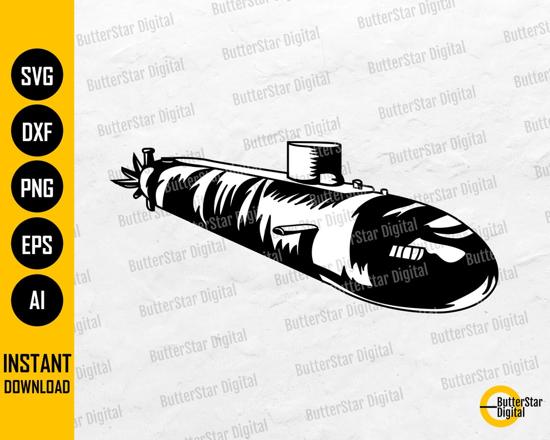 Submarine SVG | Navy SVG | Warship Decal Graphics Sticker | Cricut ...