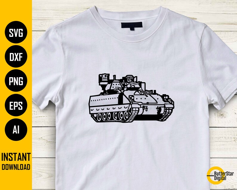 War Tank SVG | Army SVG | Military Vehicle Stickers Graphics Decals ...