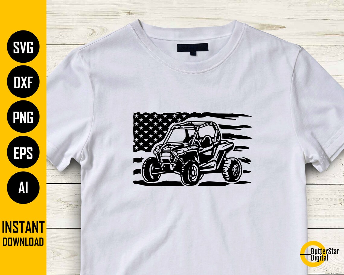 USA Flag ATV Svg American Dune Buggy SVG 4x4 off Road All - Etsy