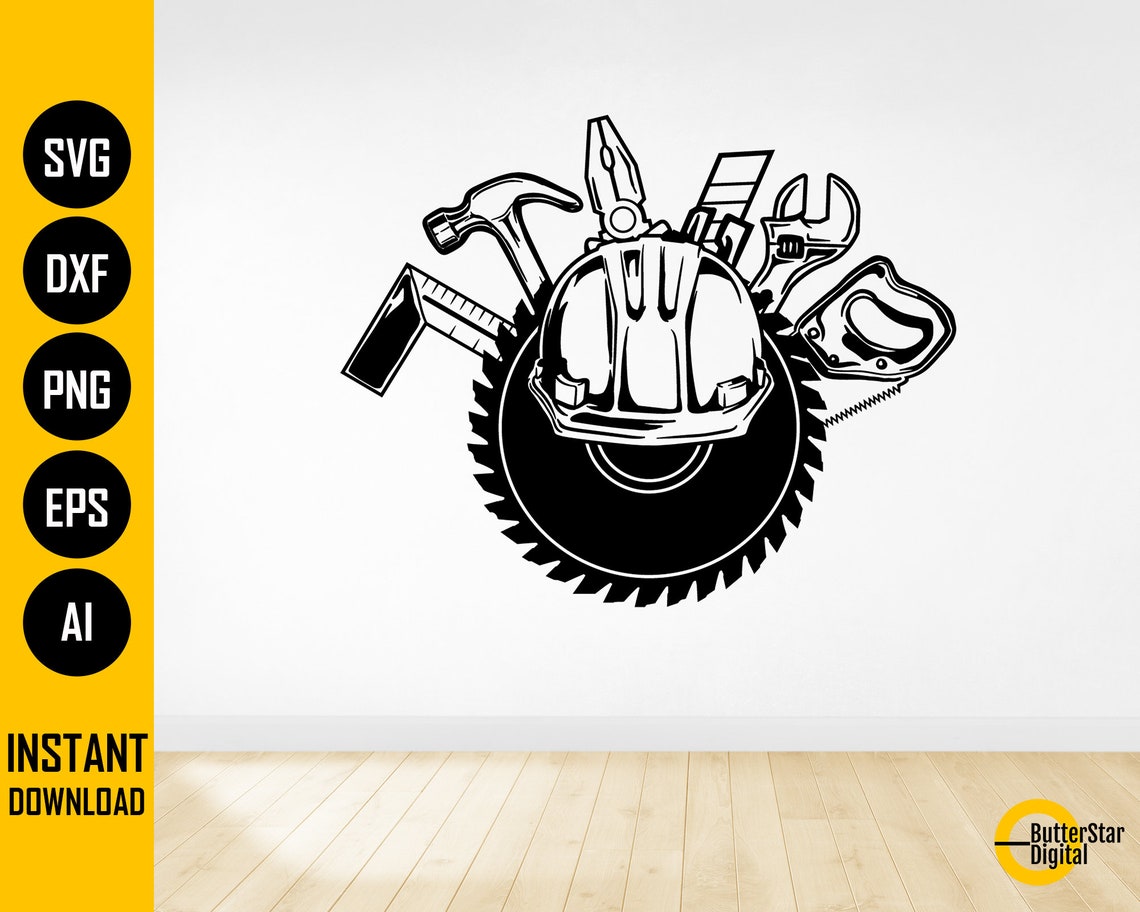 Repair Tools SVG Repairman Svg Carpenter T-shirt Logo | Etsy