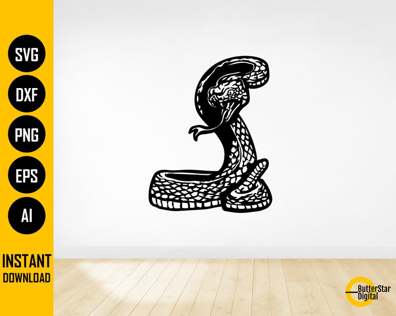 Rattlesnake SVG Snake SVG Fangs Venomous Venom Slither - Etsy