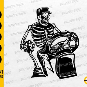 Skeleton Driver SVG | Death Trucker SVG | Driving Decals Shirt Sticker ...
