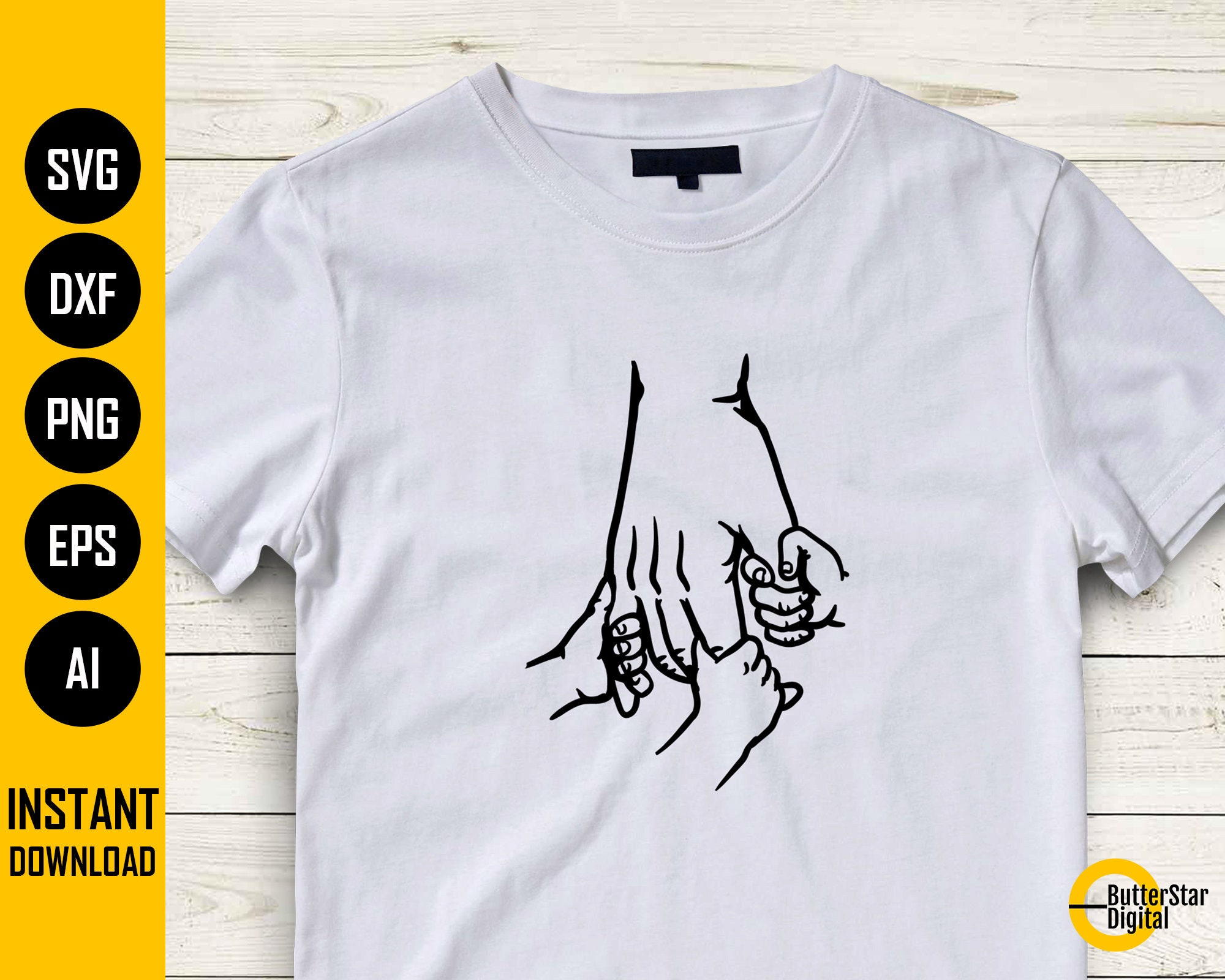 Parent Hand With Kids SVG Father SVG Mother SVG Children - Etsy UK