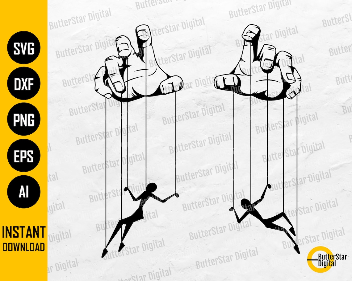 Master Of Puppets SVG Puppeteer SVG Control SVG Puppet | Etsy