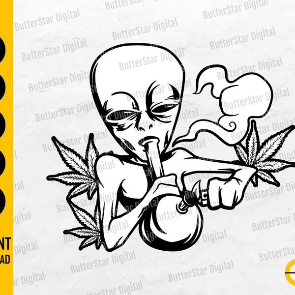 Alien Head Svg - Etsy