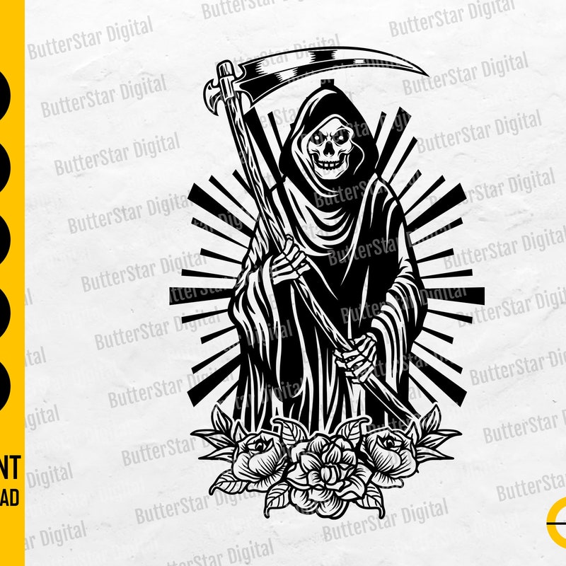 Santa muerte svg - Etsy México