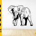 Elephant SVG Safari SVG Wild Animal Africa Vinyl Decal Sticker Wall Art ...