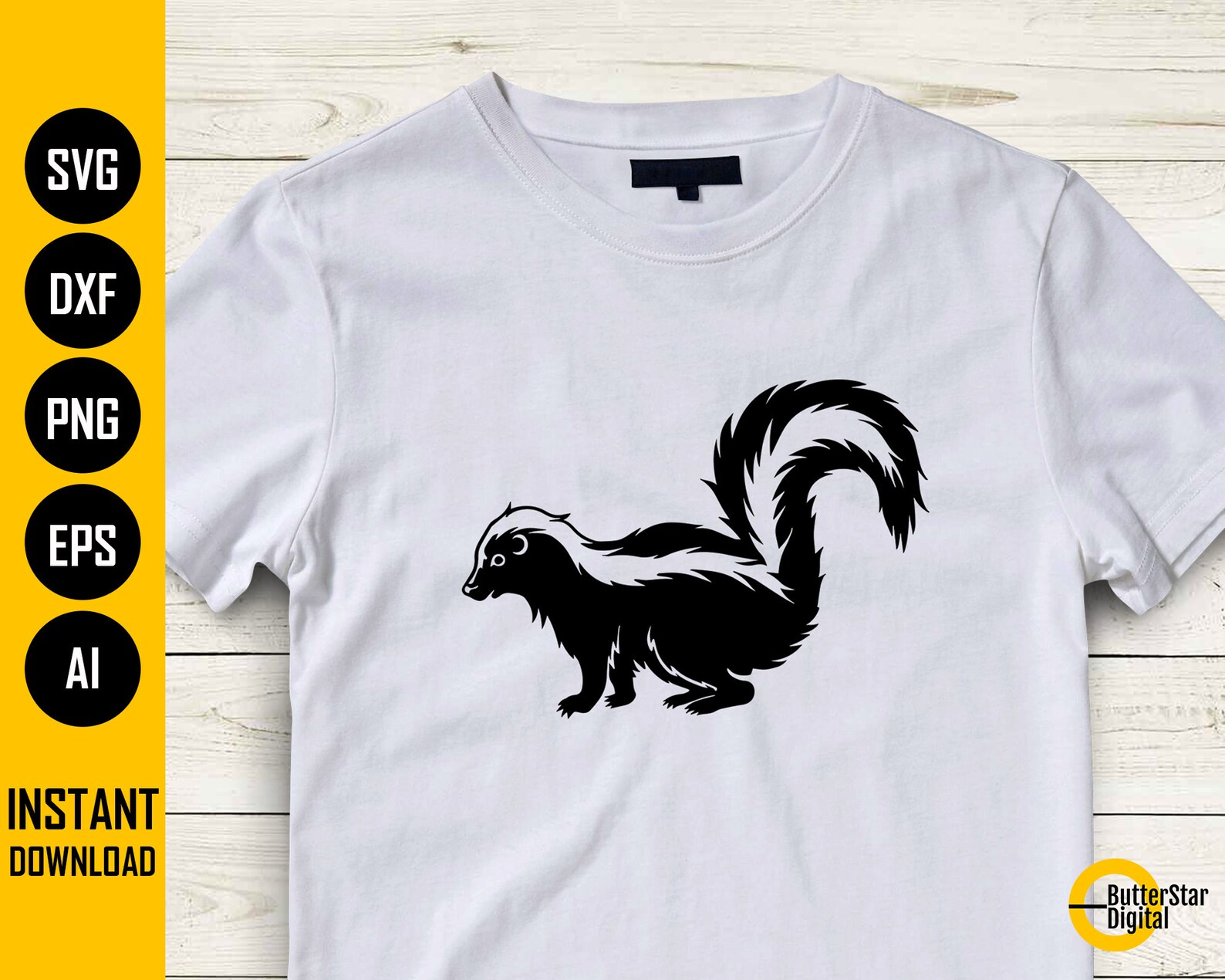 Skunk SVG Forest SVG Bad Odor Stink Stinky Smell Smelly - Etsy