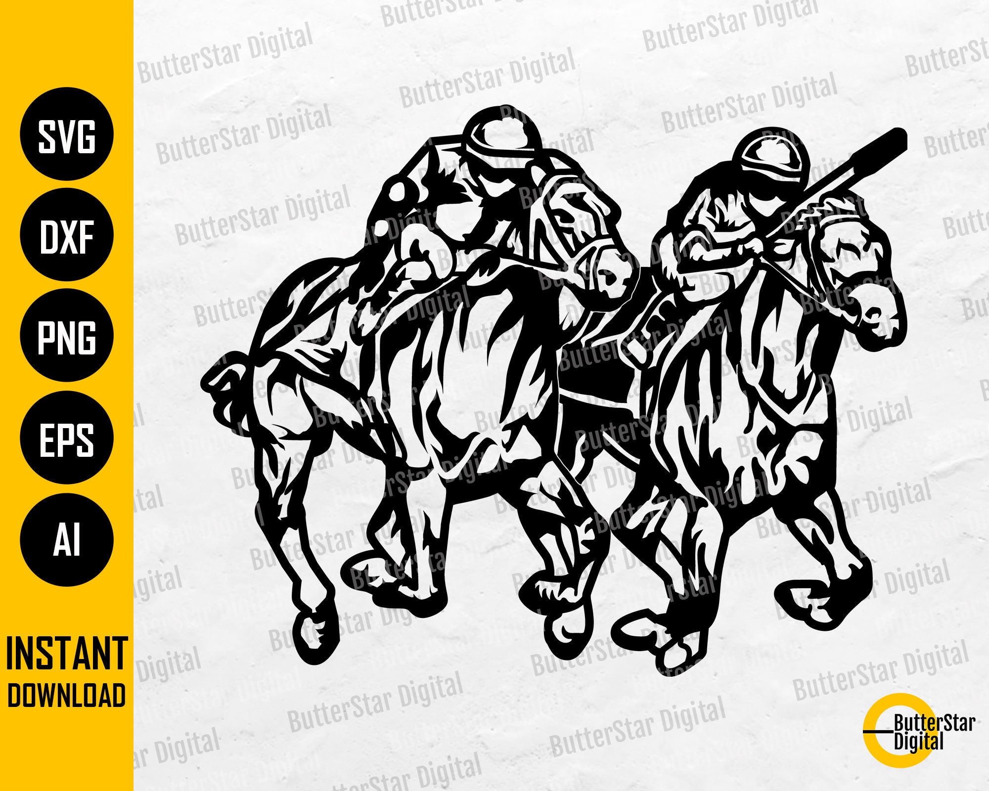 Horse Racing SVG Derby SVG Horse Race Vinyl Stencil - Etsy