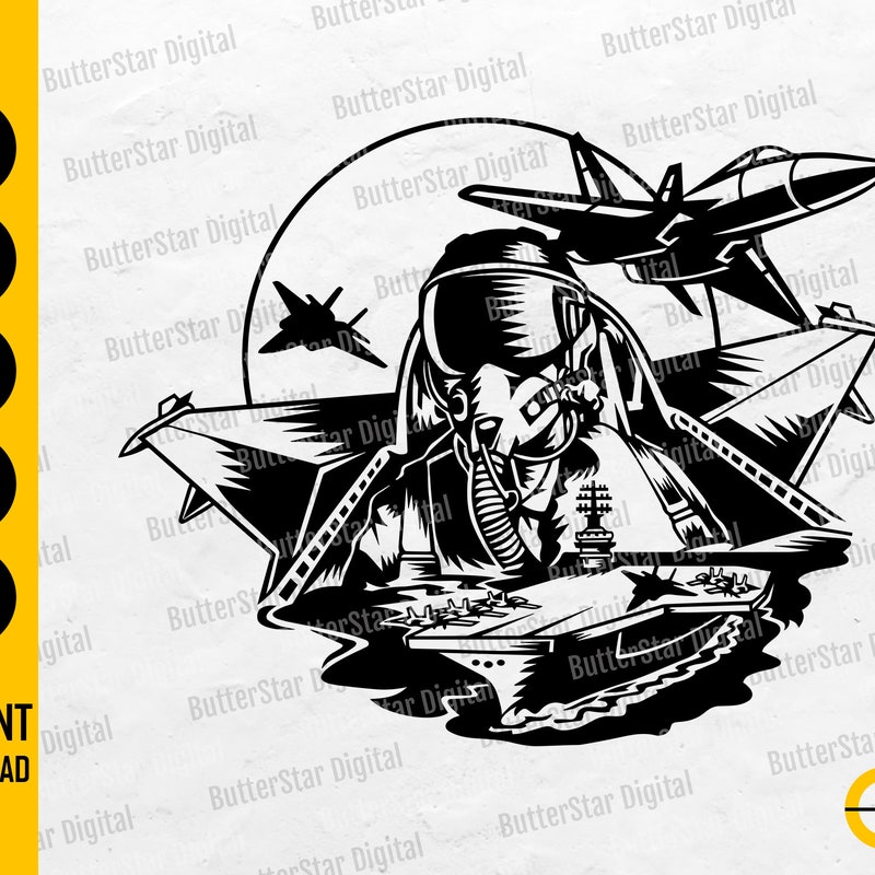Pilot Svg - Etsy