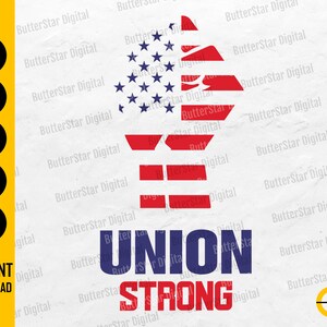 Union Strong SVG | Happy Labor Day SVG | America Fist | Workers Day SVG ...