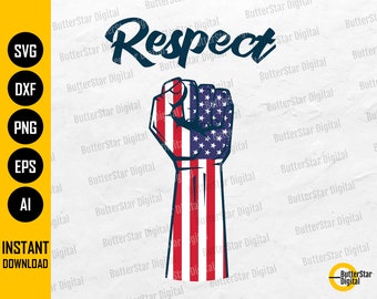 Respect Fist Svg - Etsy