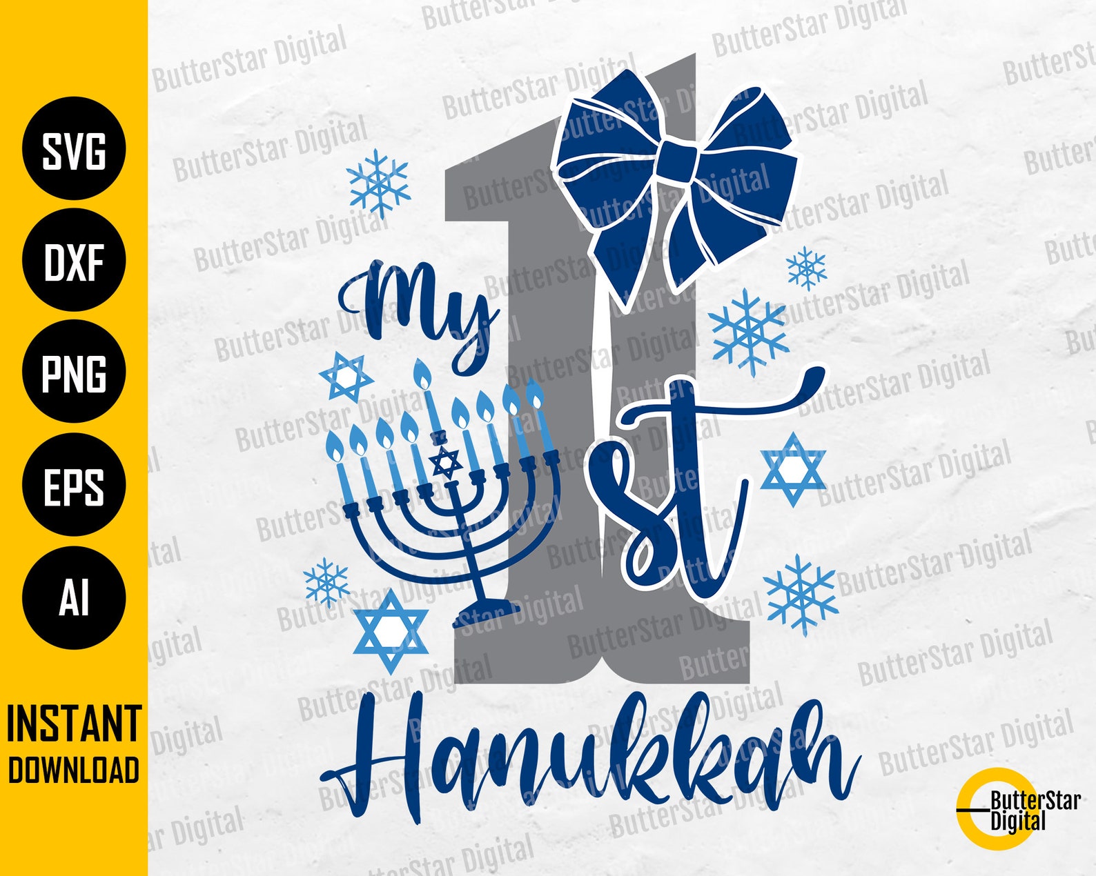 Hanukkah BUNDLE SVG | Funny Hanukah SVG Chanukah Jewish Holiday Gift ...