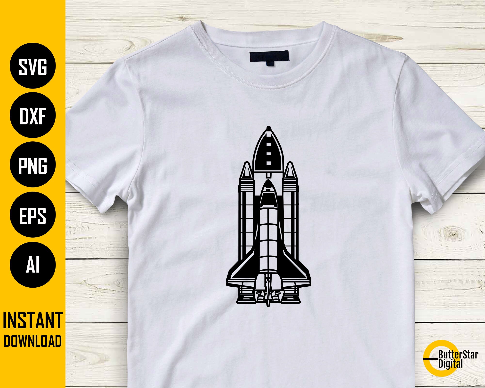 Space Shuttle Launch SVG Rocket SVG Astronomy Universe - Etsy UK