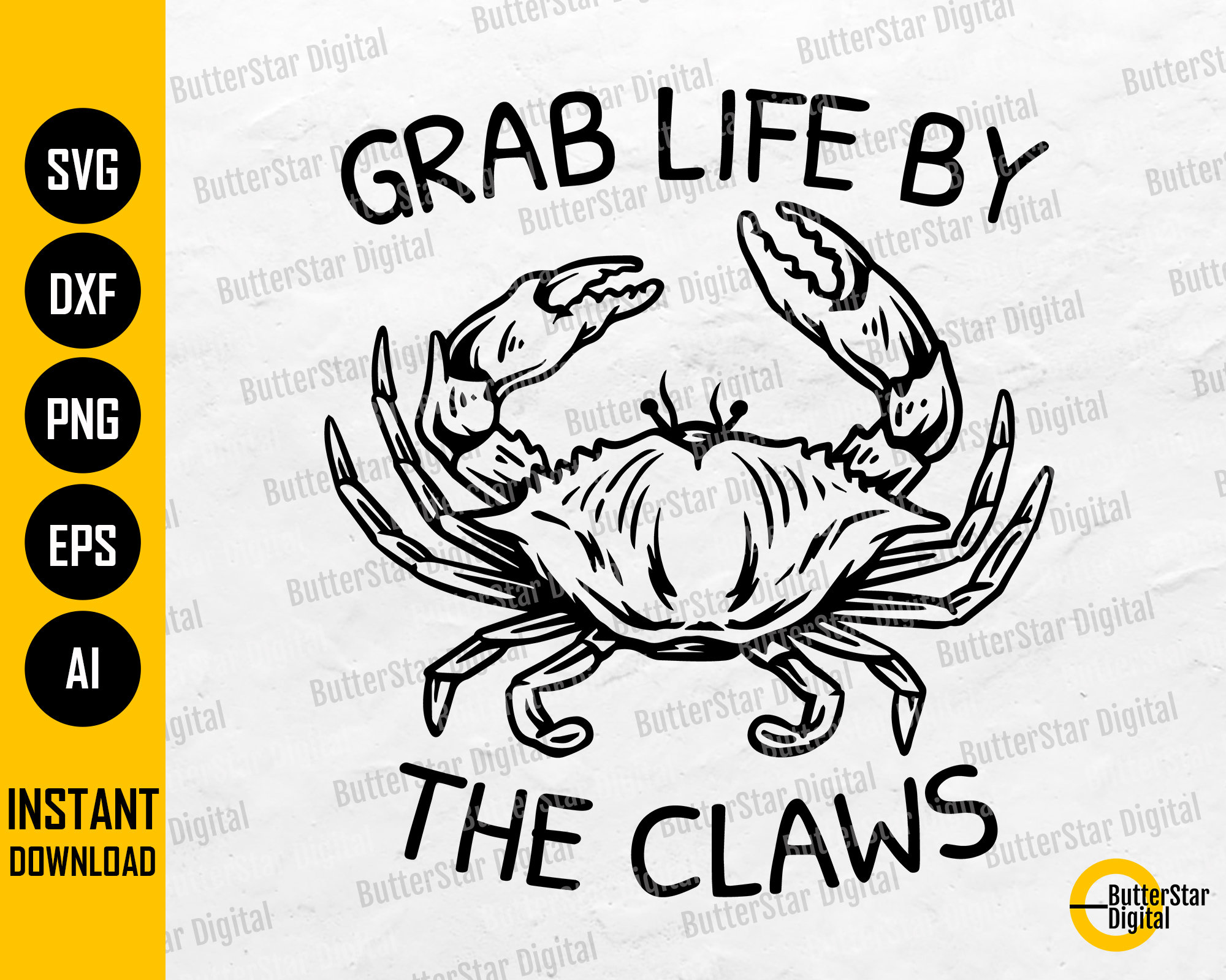 Funny Crab Quotes You Cannot Teach Crab Walk Straight Stock Vector