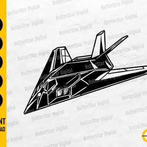 Stealth Plane SVG | Air Force Stencil Vinyl Sticker Graphics | Cricut ...