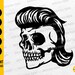 Mullet Skull SVG Funny Skeleton T-shirt Decal Vinyl Graphics - Etsy