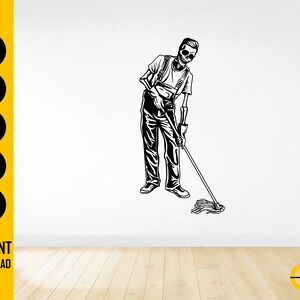 Janitor Skeleton SVG | Custodian SVG | Cleaner SVG | Cleaning Svg ...