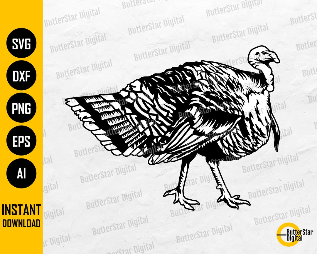 Wild Turkey SVG | Turkey Hunter SVG | Turkey Hunting SVG | Hunter Cut ...